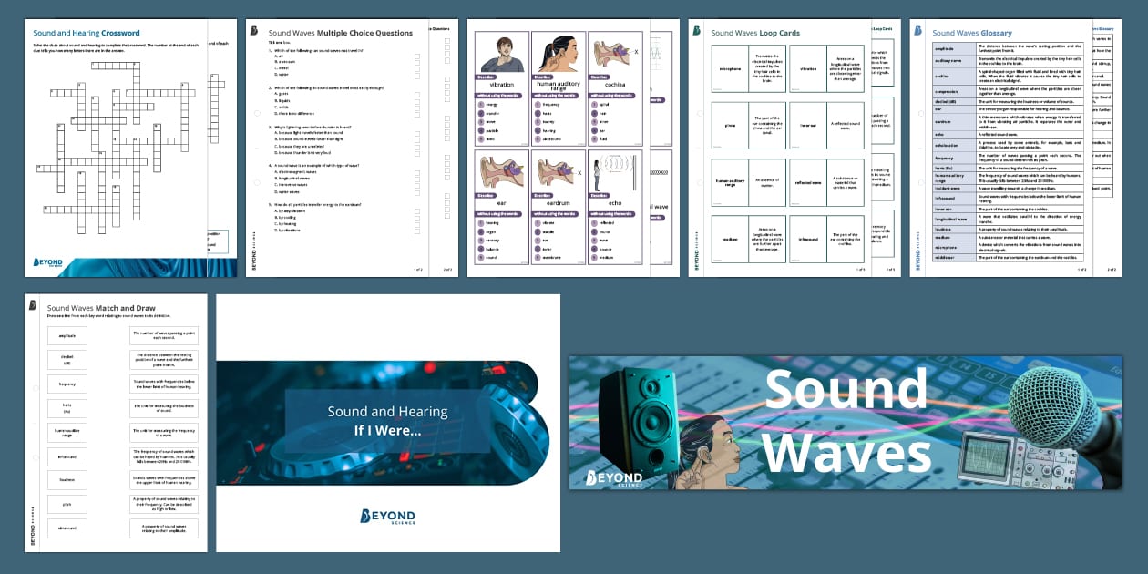 * NEW * Sound Resource Pack | KS3 Science | Waves | Physics | Beyond