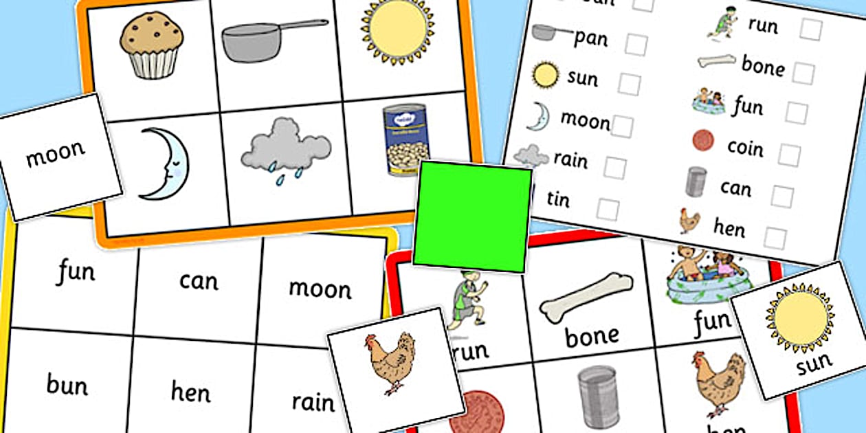 Final 'N' Sound Bingo (teacher made) - Twinkl