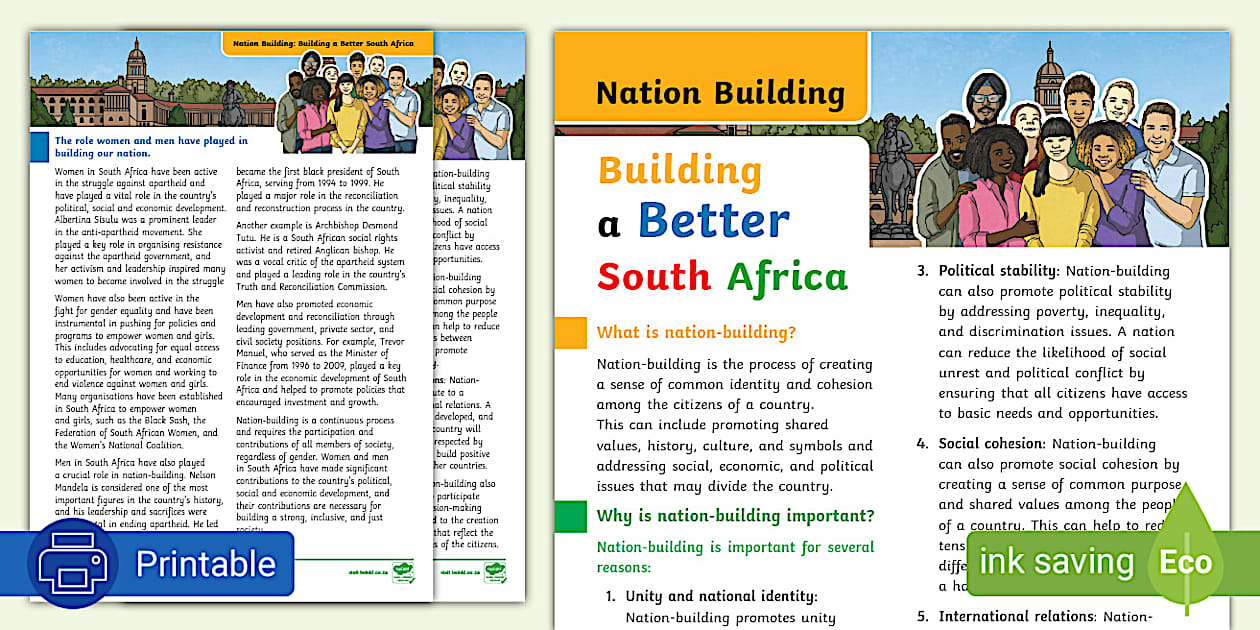 Nation Building in South Africa
