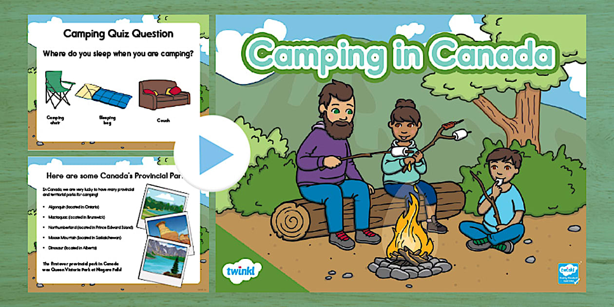Camping in Canada: Primary PowerPoint Presentation