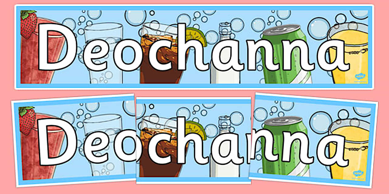 Bia Food Display Banner Deochanna (Teacher-Made) - Twinkl