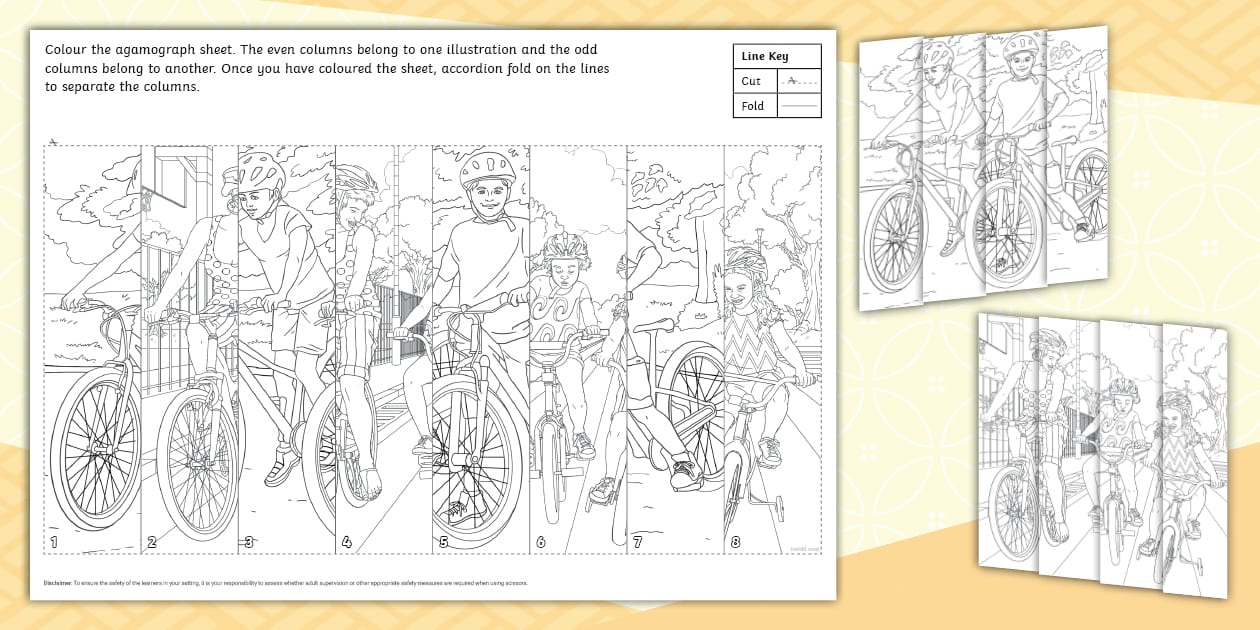 Bicycle Agamograph (Lehrer gemacht) - Twinkl