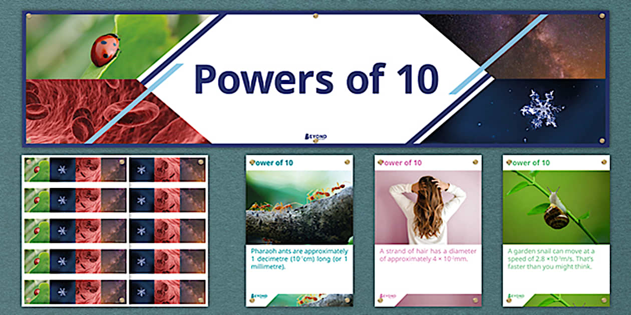 👉 Powers of 10 Display Pack (Teacher-Made) - Twinkl