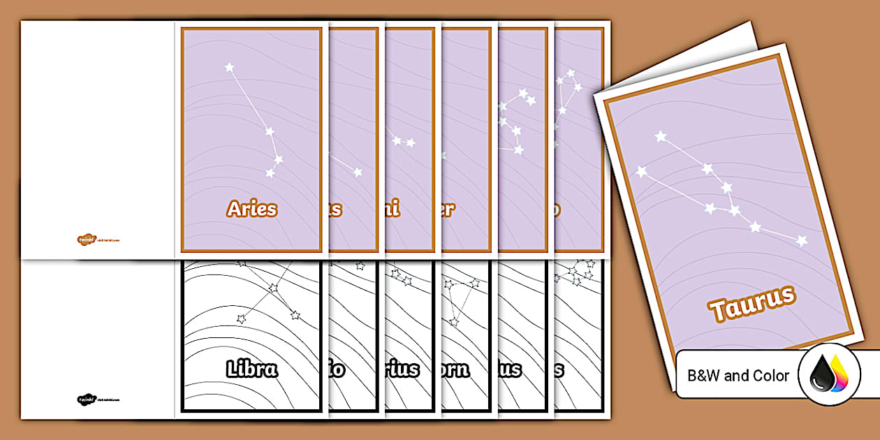 Astrology Signs Card Pack (teacher made) - Twinkl