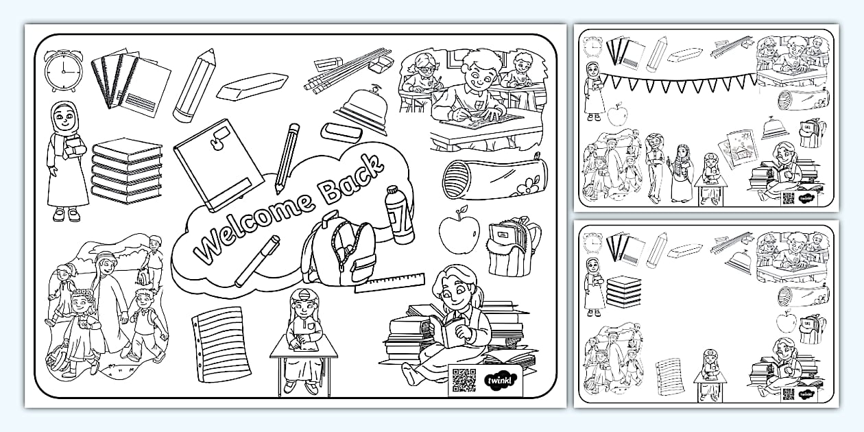 Back to School Doodle Sheet (teacher made) - Twinkl