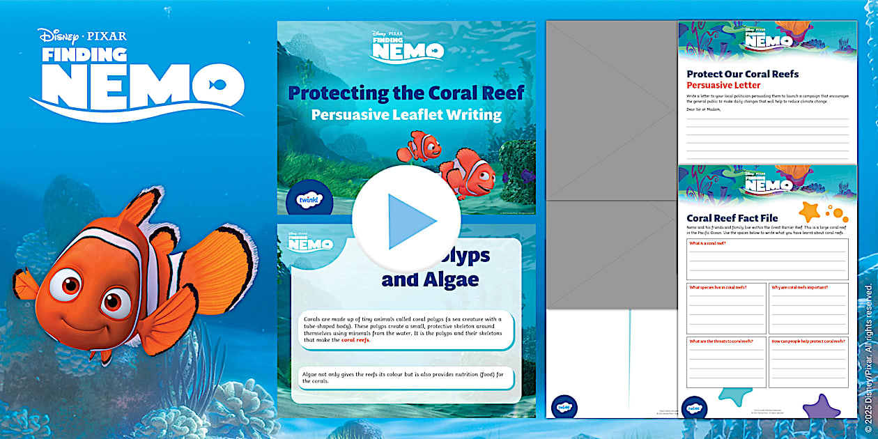 Finding Nemo: Beneath the Waves Non-Fiction Writing Pack
