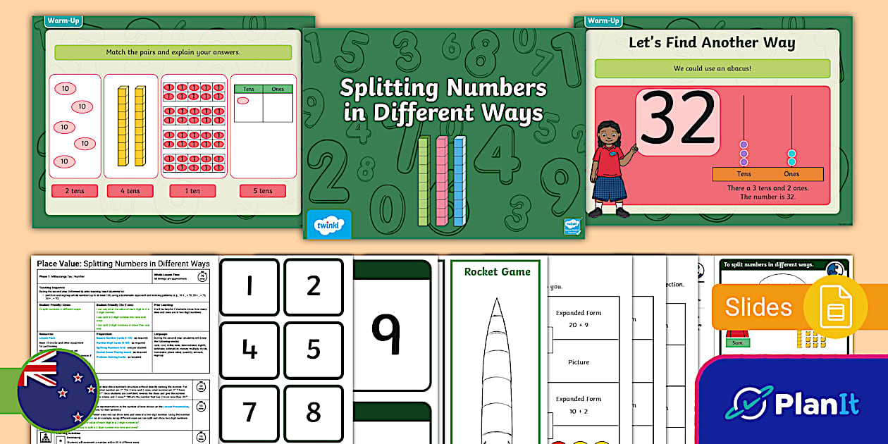 * NEW * Place Value: 2-Digit Numbers (Splitting Numbers) Lesson 5