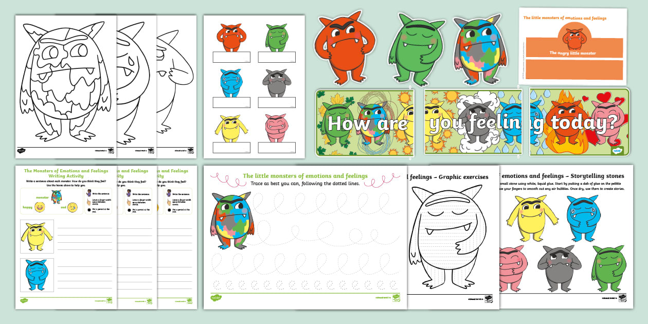 The Little Monsters of Emotions and Feelings – Resource Pack