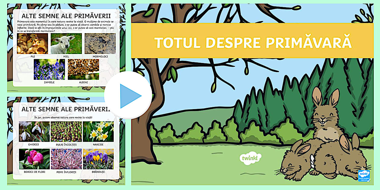 Ce știi despre primăvară? – Prezentare PowerPoint