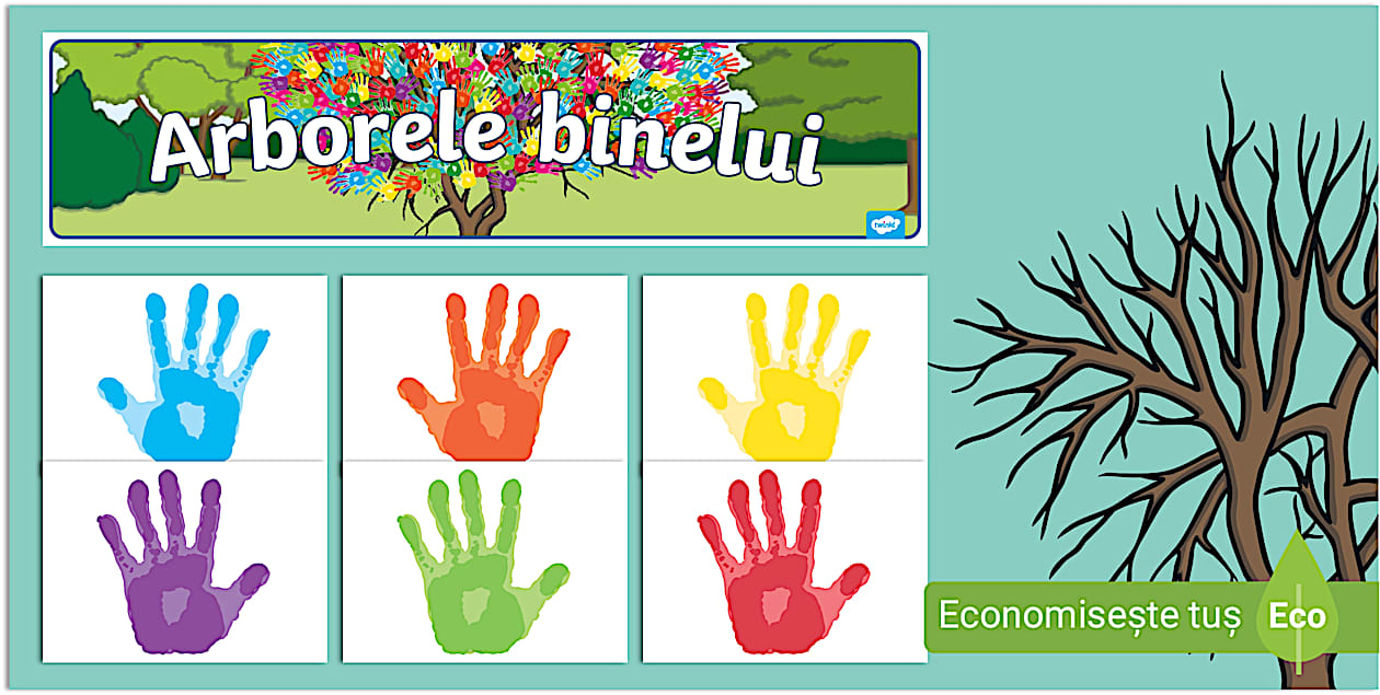 Arborele binelui – Pachet cu elemente de decor - Twinkl