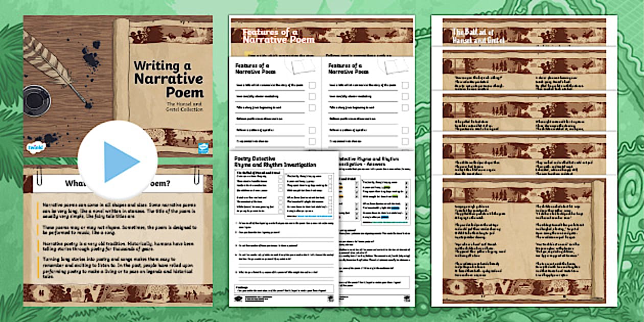 Writing Narrative Poems KS2 Resource Pack | Twinkl Originals