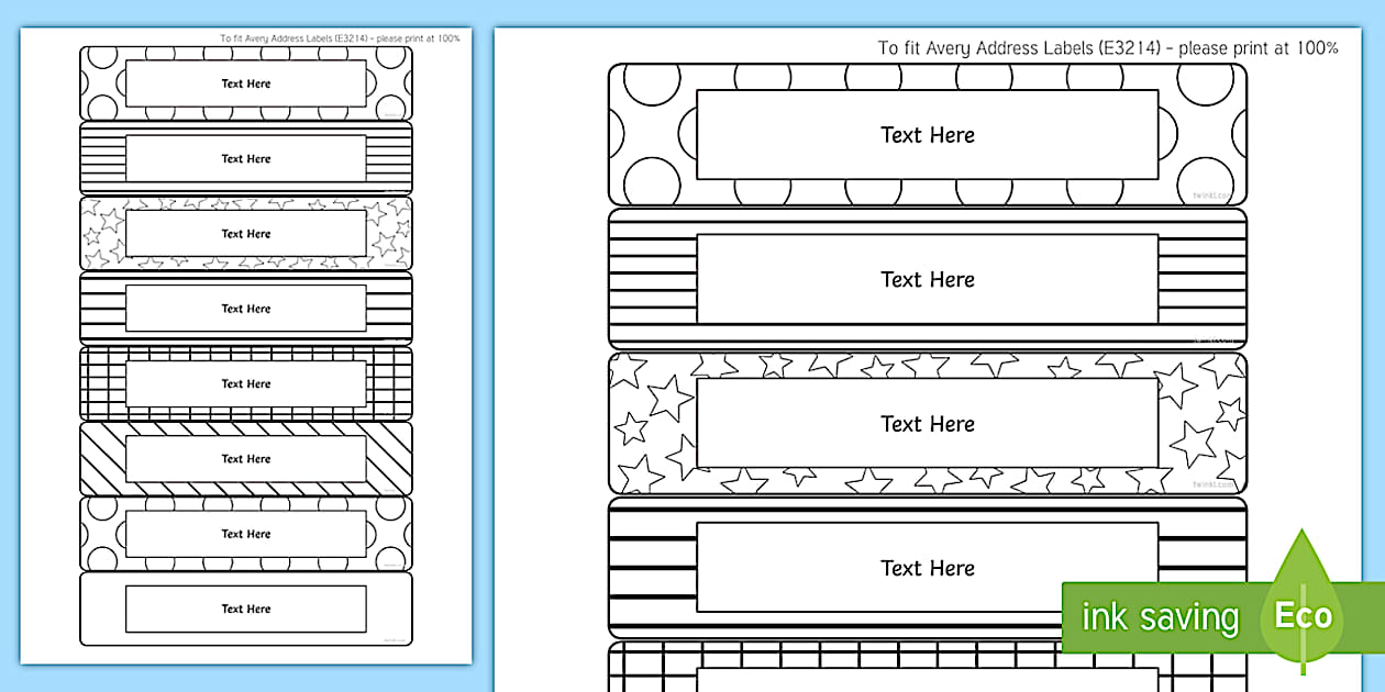 👉 Black and White Classroom Labels - Editable - Twinkl