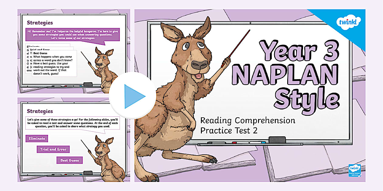 Year 3 NAPLAN Reading Practice Test 2 (teacher made)