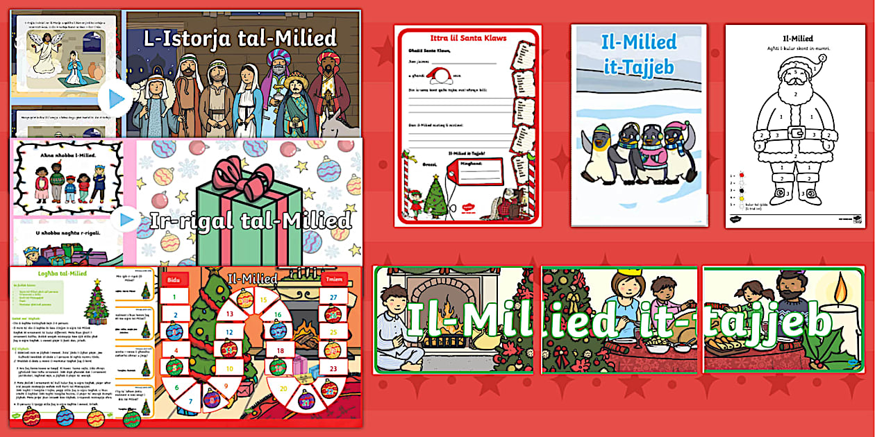 Pakkett tar-Riżorsi: Il-Milied (teacher made) - Twinkl