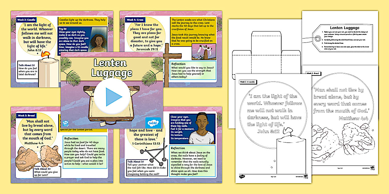 Lenten Luggage KS2 (Hecho por educadores) - Twinkl