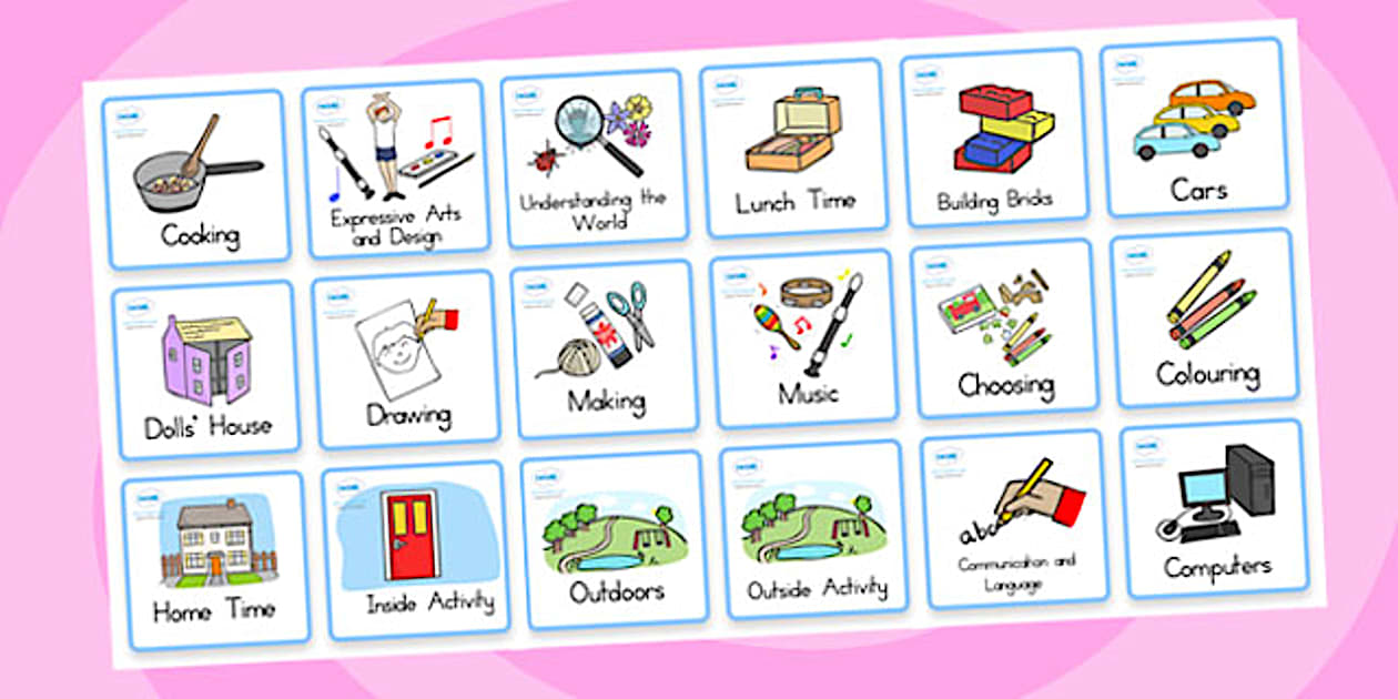 ASN Visual Timetable - display (teacher made) - Twinkl