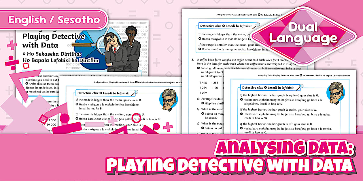 Gr 7 Maths Term 4 Analysing Data:Playing Detective with Data