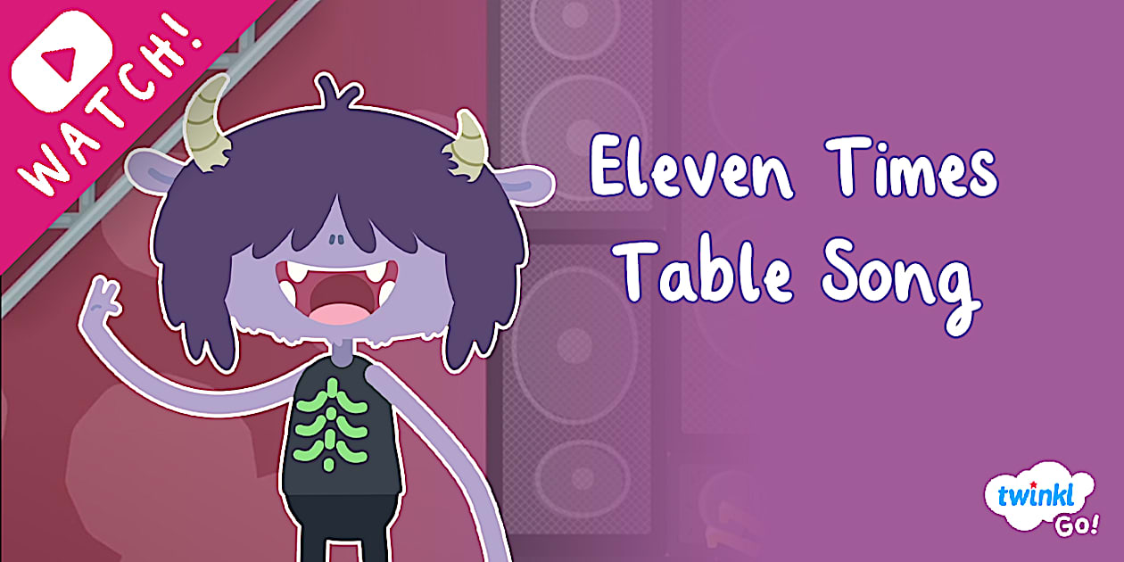 11 Times Table Song (teacher made) - Twinkl