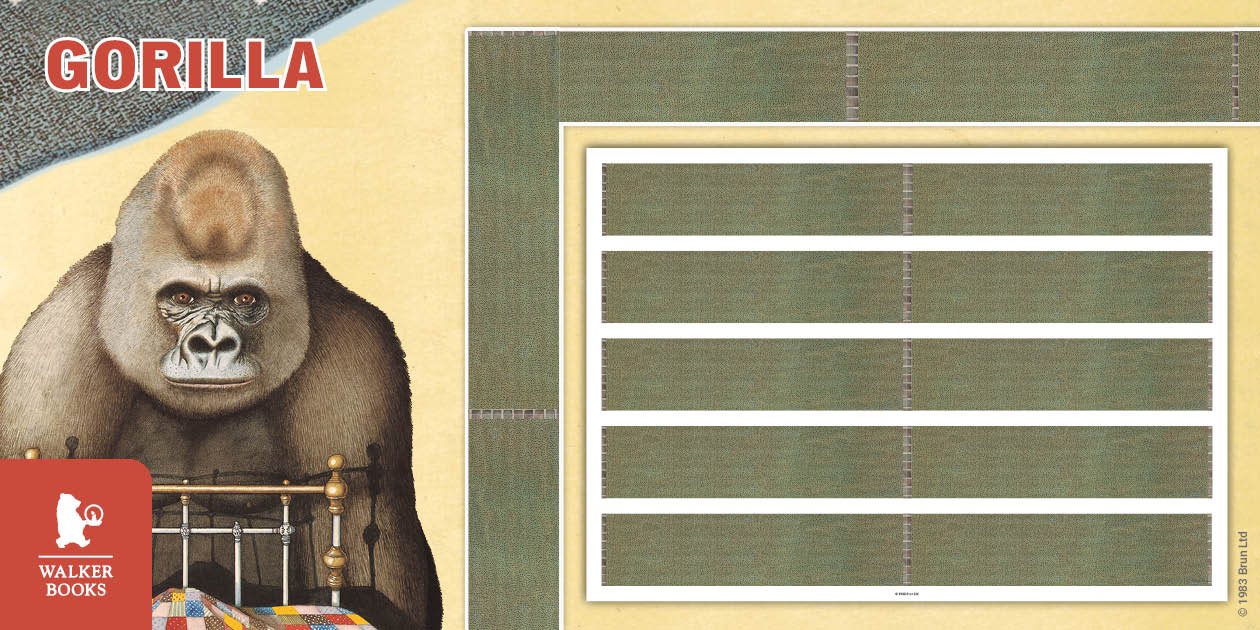 Gorilla: Display Borders (teacher made) - Twinkl