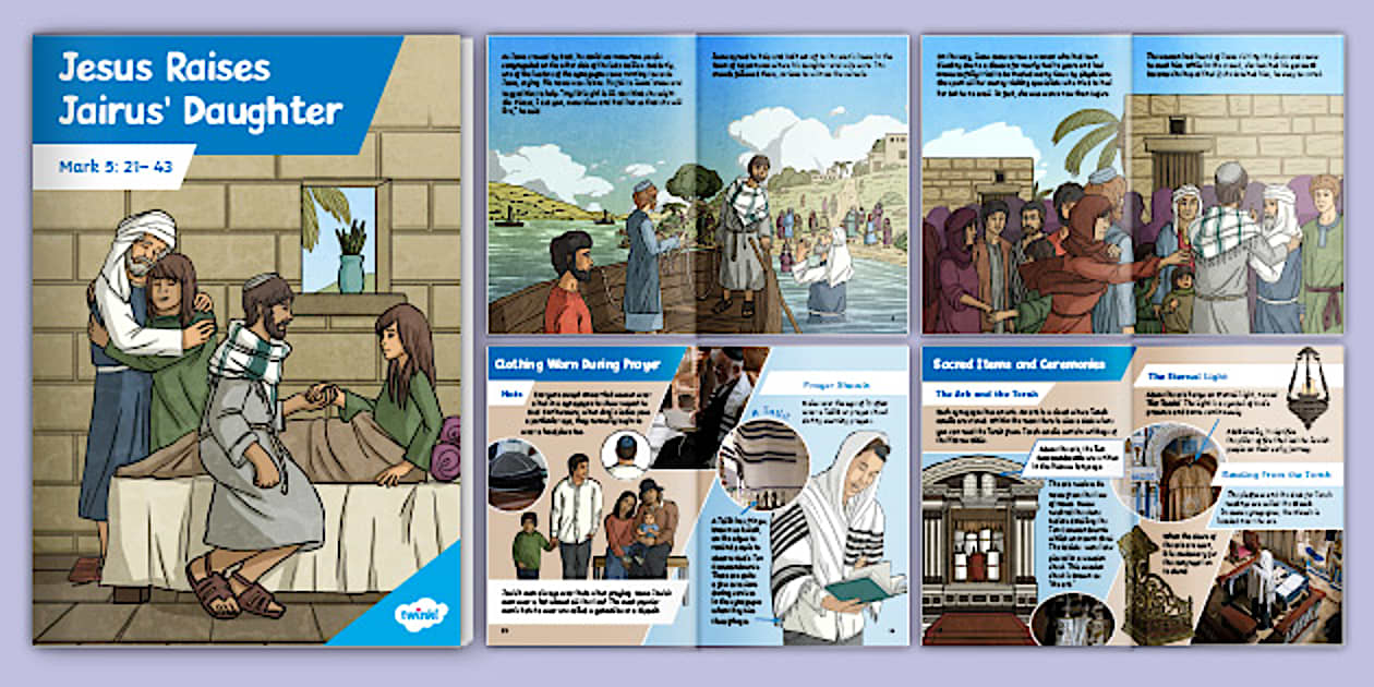 The Bible Story Of Jesus Raises Jairus' Daughter eBook