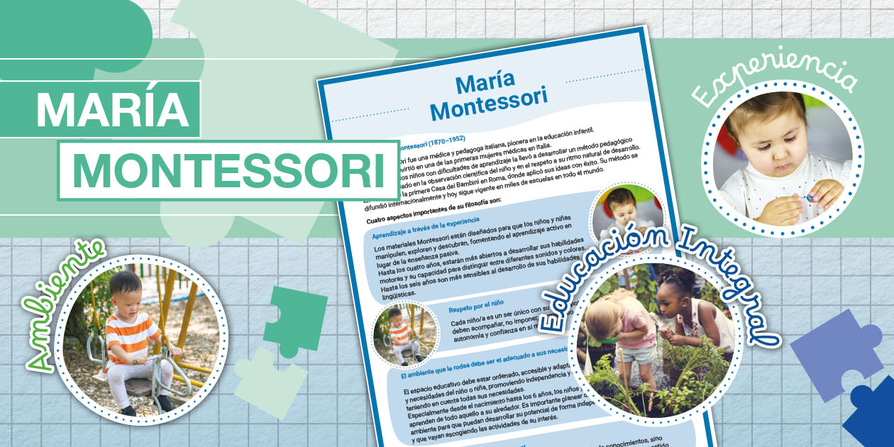 Póster: Maria Montessori