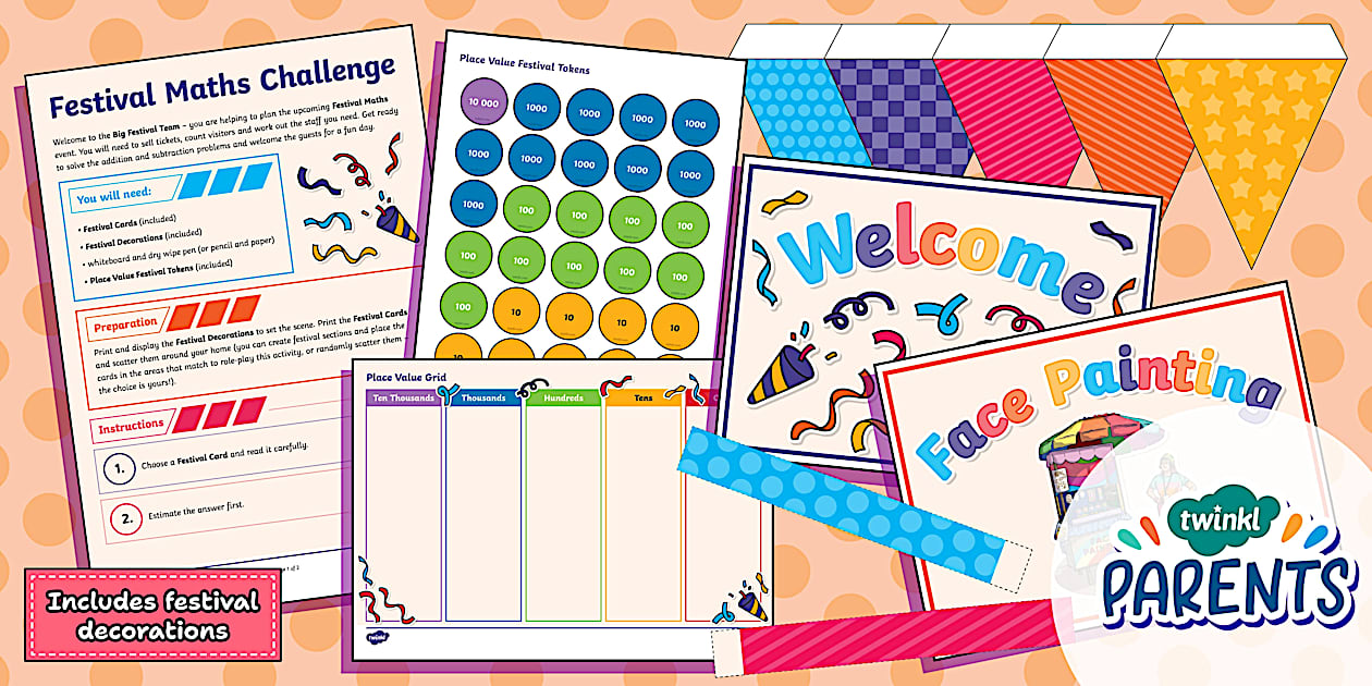 👉 SEND Maths Support: Festival Maths Challenge (Year 5 Level)