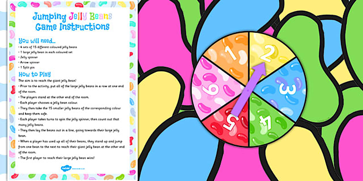 Bean Life Cycle Jumping Jelly Beans Game (teacher made)