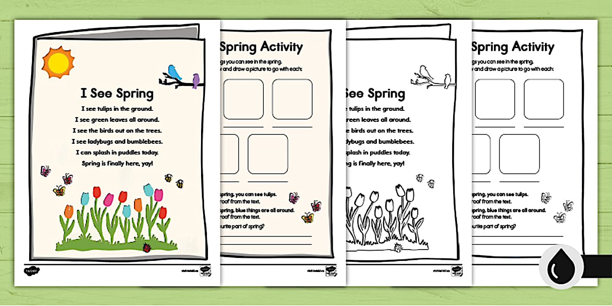 Spring Spelling Worksheet | Twinkl Resource (Teacher-Made)