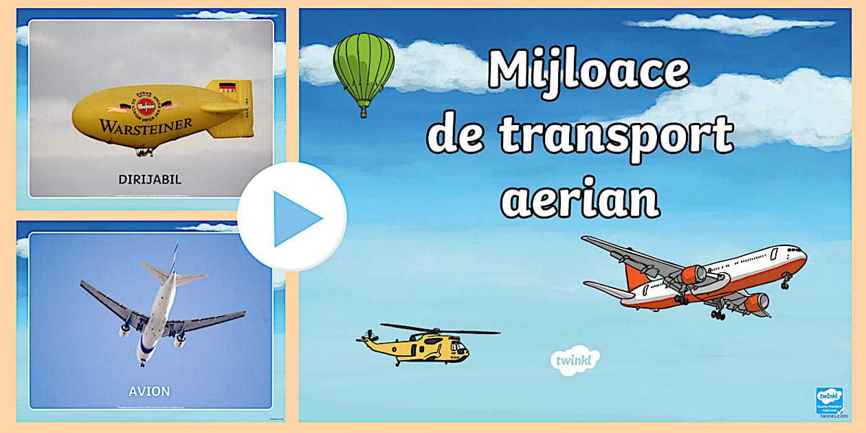 Mijloace de transport aeriene - PowerPoint | Twinkl România
