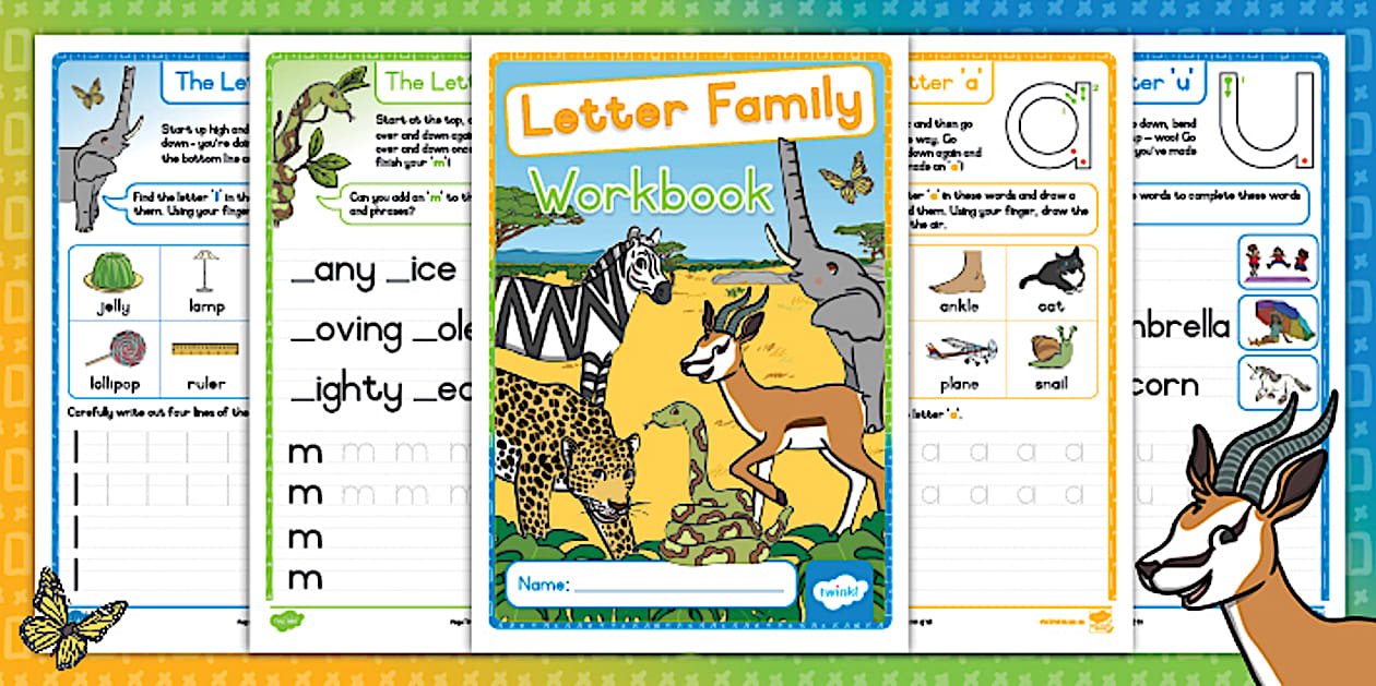 On Safari Letter Family Activity Workbook (teacher made)
