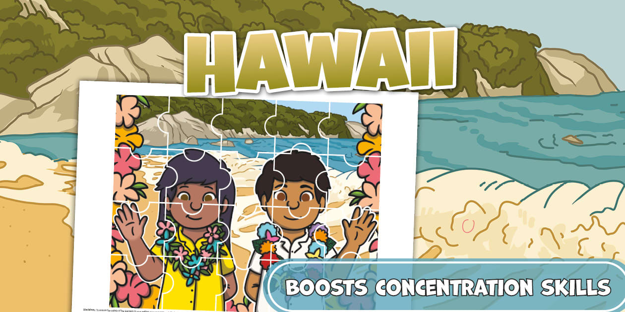 Hawaii Jigsaw Puzzle - Twinkl Japan