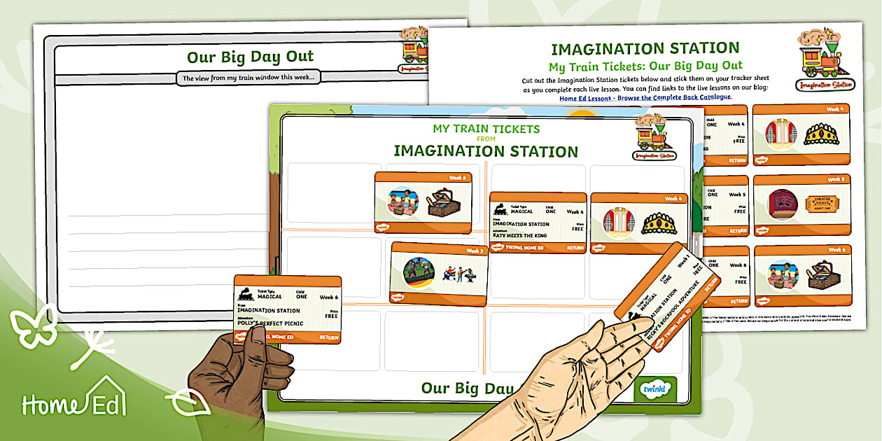 Imagination Station: My Train Tickets: Our Big Day Out