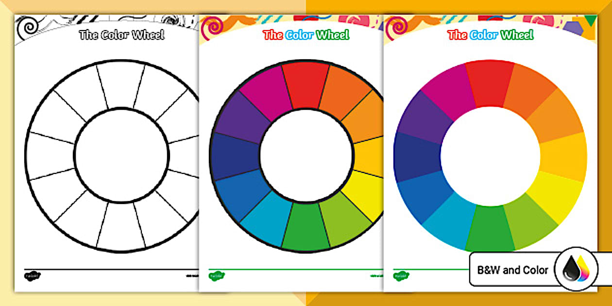 Color Wheel Printable Resource for Kids | Twinkl USA