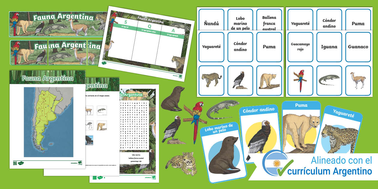 Pack: Fauna Argentina (teacher made) - Twinkl