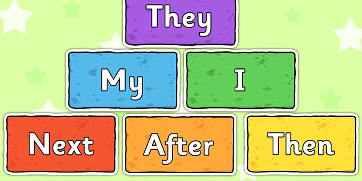 Editable Sentence Starters on Multicoloured Bricks - Twinkl