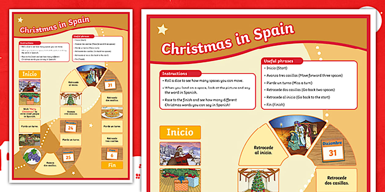 Spanish Christmas Game | Spanish Resources KS2 | Twinkl