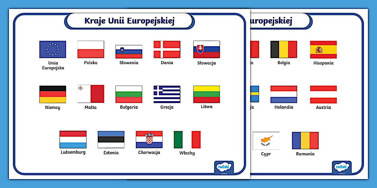 Unia Europejska | Kraje Unii Europejskiej | Mata z krajami