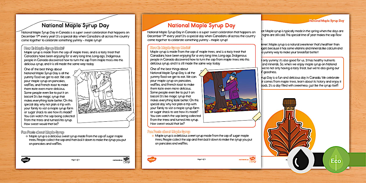 Maple Syrup Facts | National Maple Syrup Day Resources