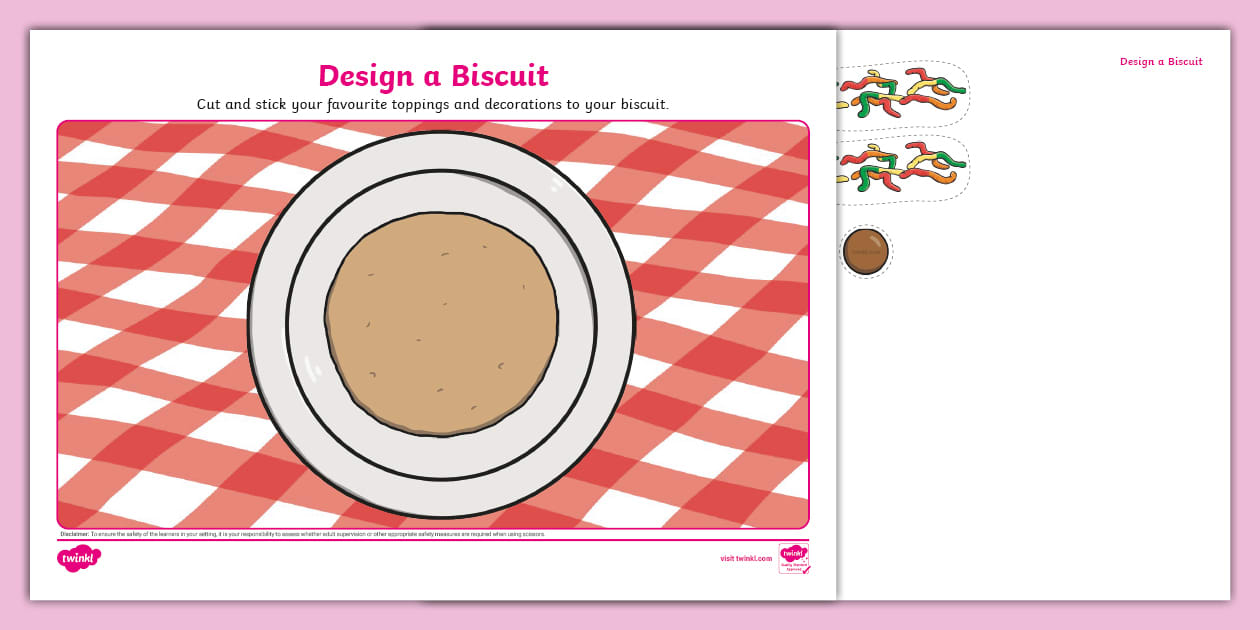 Design a Biscuit Cutting Skills Activity - Twinkl - KS1