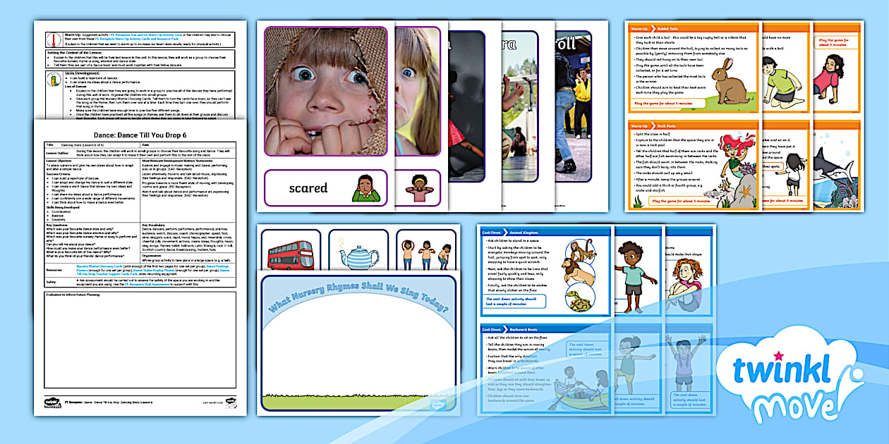 Move Dance Lesson I Dancing Stars I Reception (teacher made)