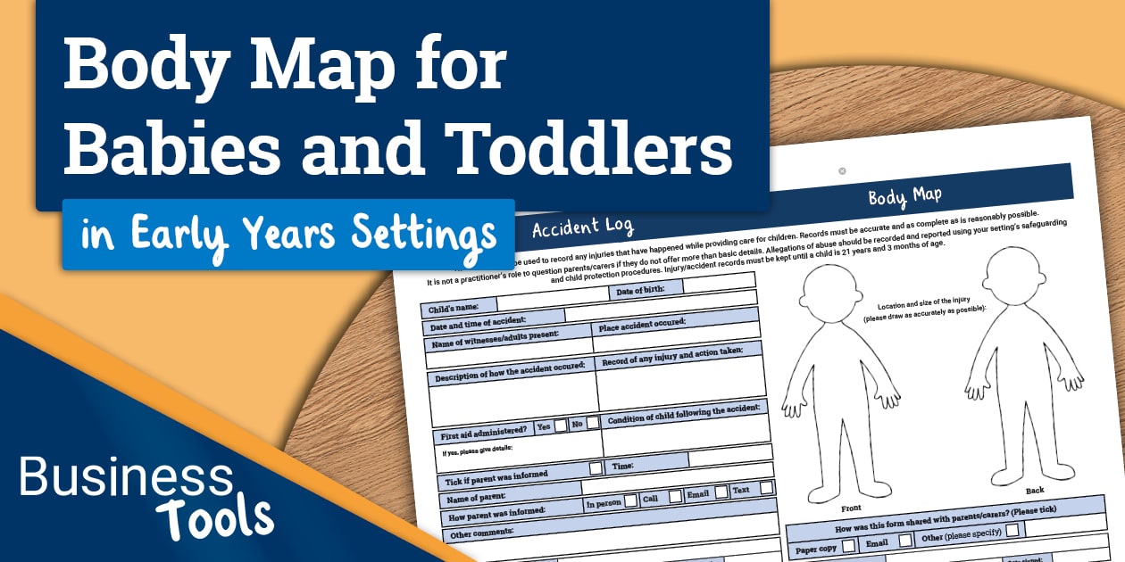 Body Map for Babies and Toddlers in Early Years Settings