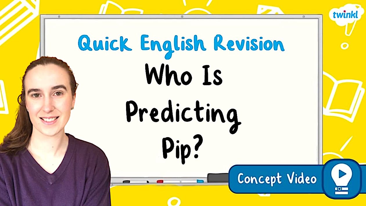 Who Is Predicting Pip? | KS2 English Concept Video - Twinkl