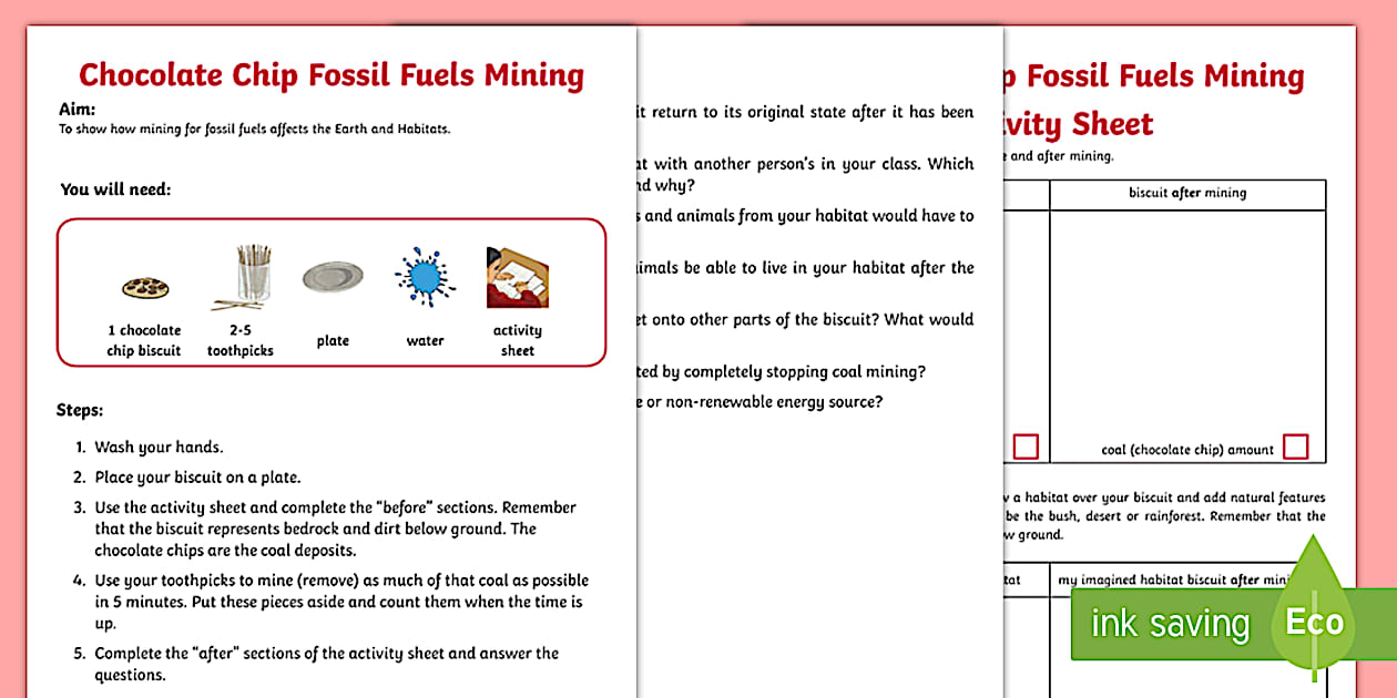 Chocolate-Chip Mining Experiment | Primary Science - Twinkl