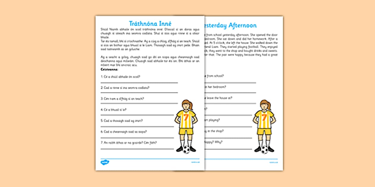 Irish Reading Comprehension | Reading | Twinkl Ireland