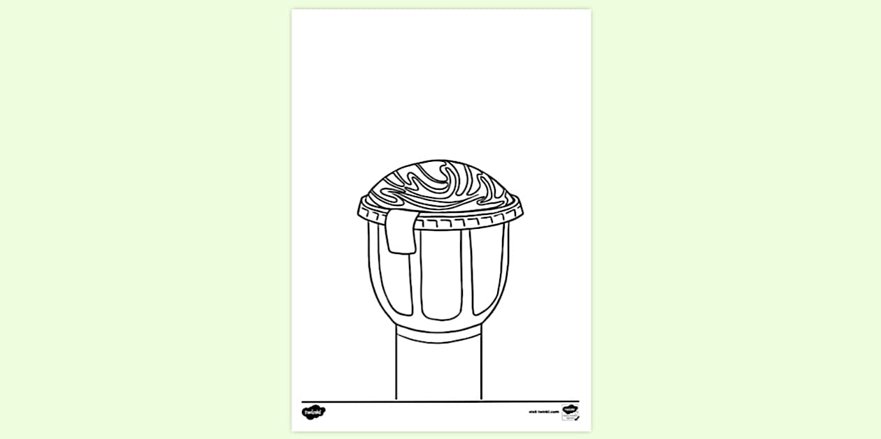 Light Bending on Bubble Colouring | Colouring Sheet - Twinkl