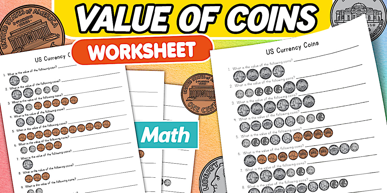 Black and White U.S. Money Coins Activities (teacher made)