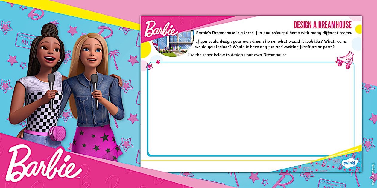 Barbie Dreamhouse Design Activity (teacher made) - Twinkl