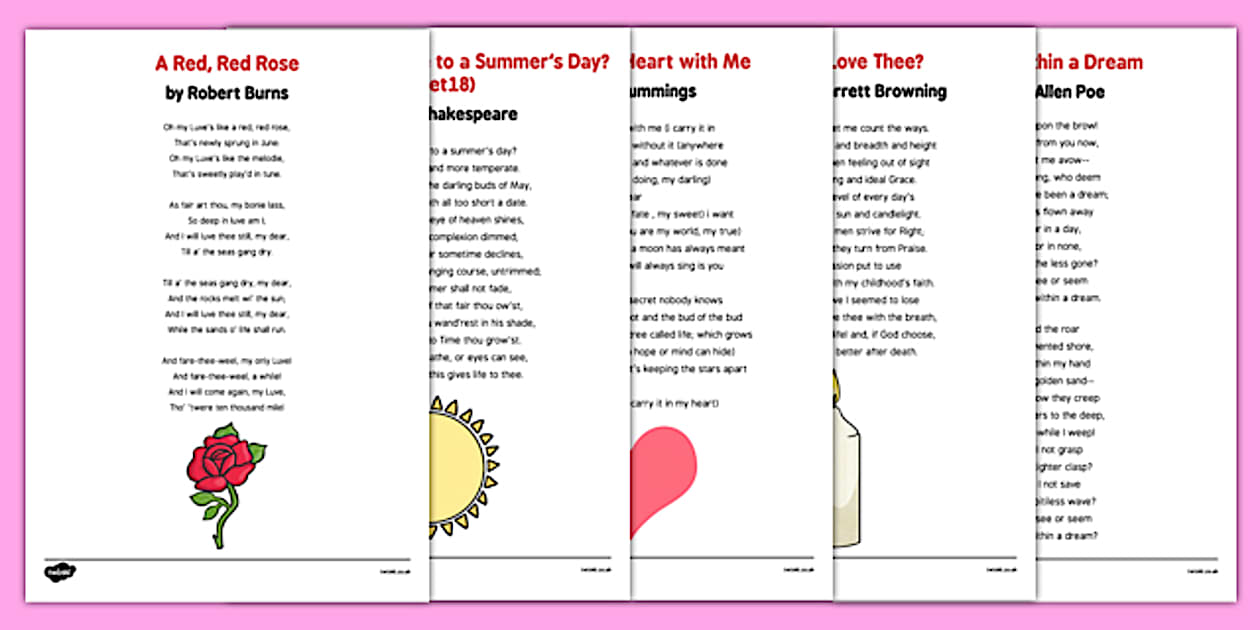 Adult Education Valentine's Day Poems - Valentine's Poems