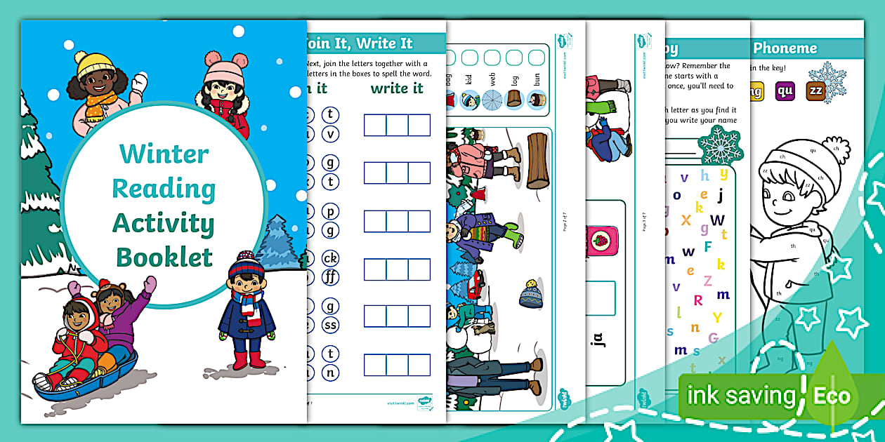Early Reading Winter Booklet (teacher made) - Twinkl