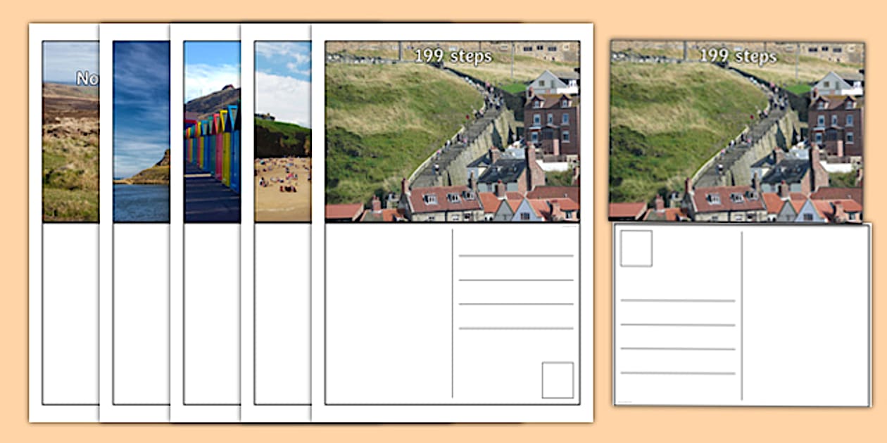 Whitby Postcards | KS2 Geography Landscapes (teacher made)